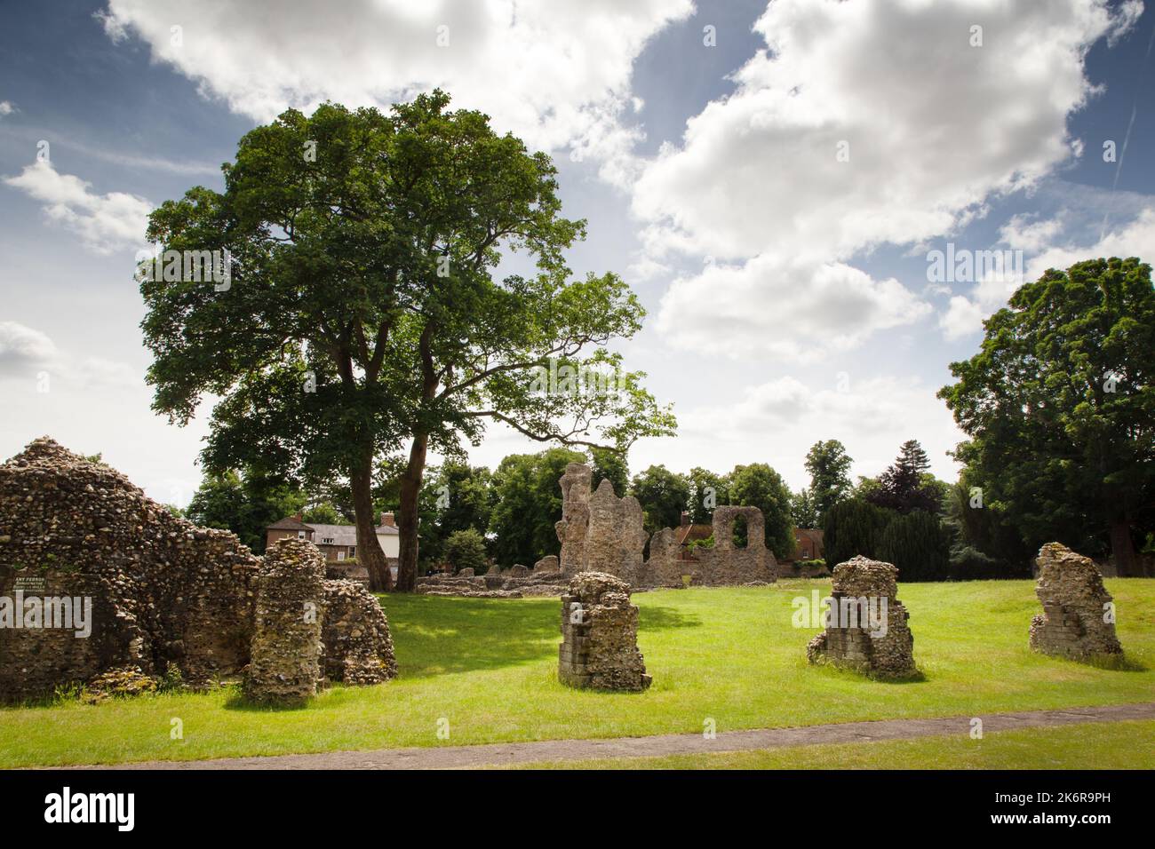 The Abbey Ruins in bury st edmunds park grounds was once one of the ...