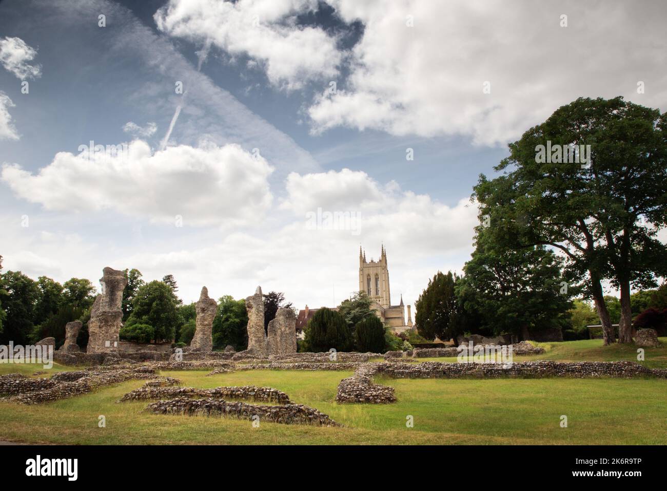 The Abbey Ruins in bury st edmunds park grounds was once one of the ...