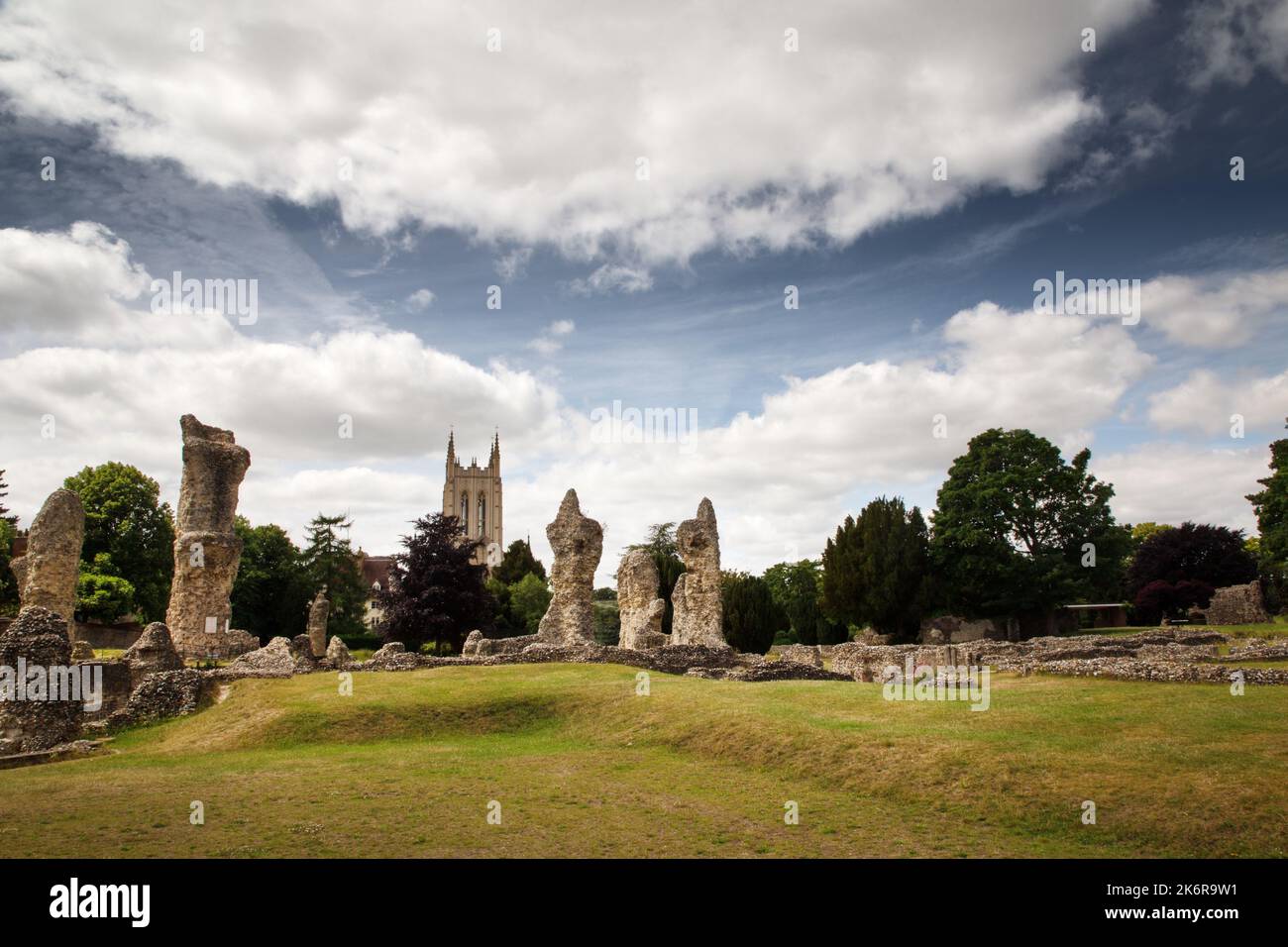 The Abbey Ruins in bury st edmunds park grounds was once one of the ...