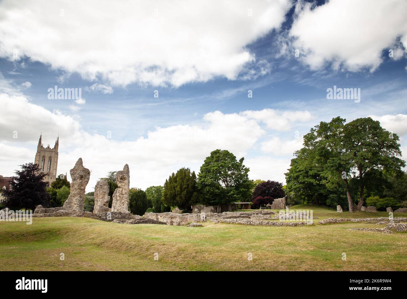 The Abbey Ruins in bury st edmunds park grounds was once one of the ...