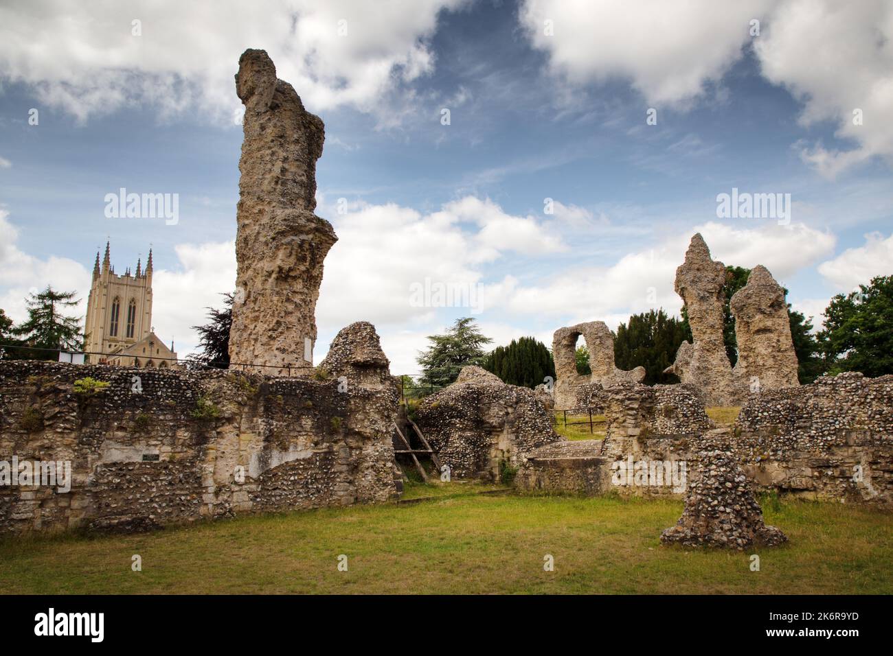 The Abbey Ruins in bury st edmunds park grounds was once one of the ...
