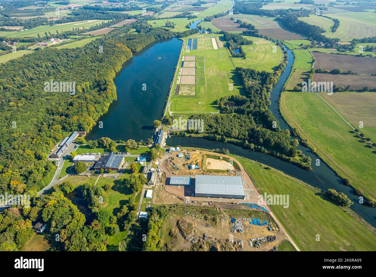 Aerial view hydropower plant hydroelectric hi-res stock photography and ...