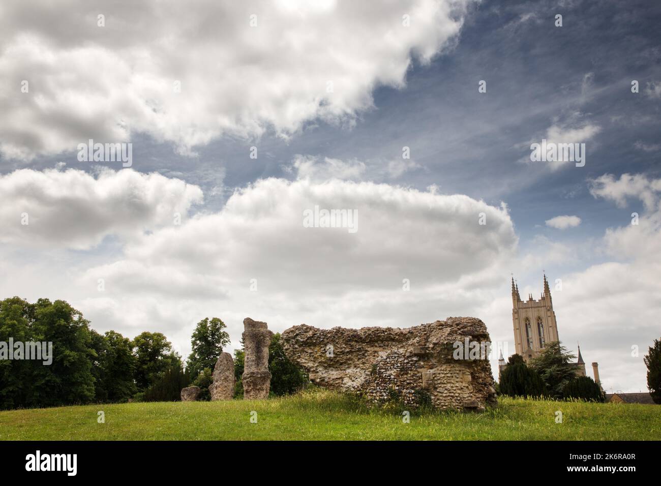 The Abbey Ruins in bury st edmunds park grounds was once one of the ...