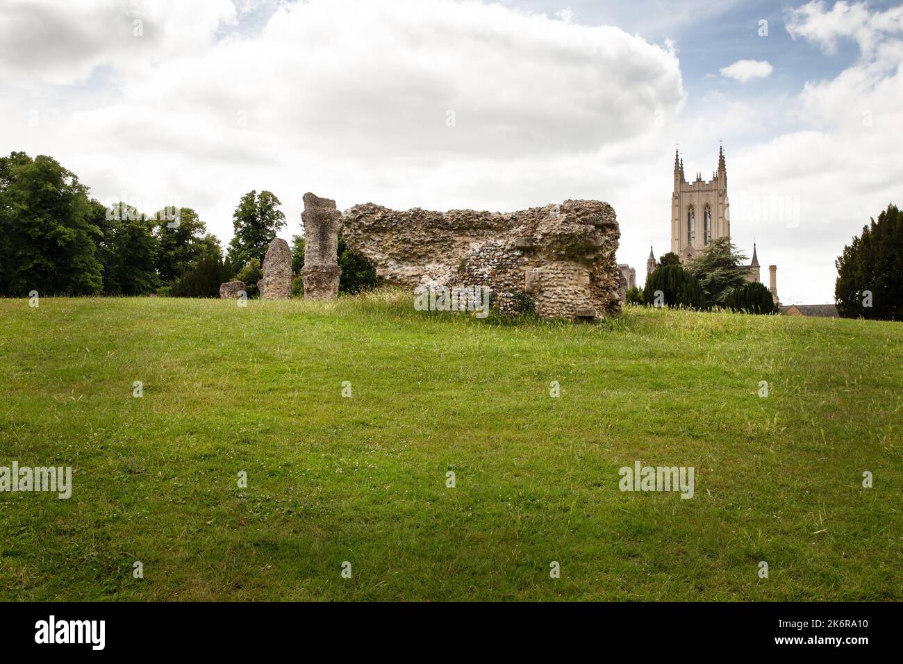 The Abbey Ruins in bury st edmunds park grounds was once one of the ...