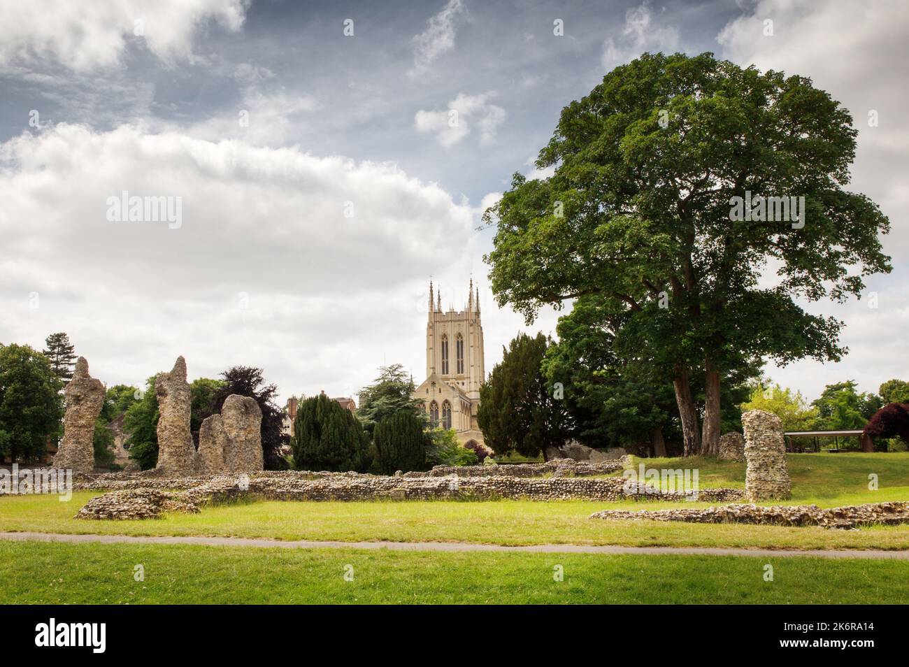 The Abbey Ruins in bury st edmunds park grounds was once one of the ...
