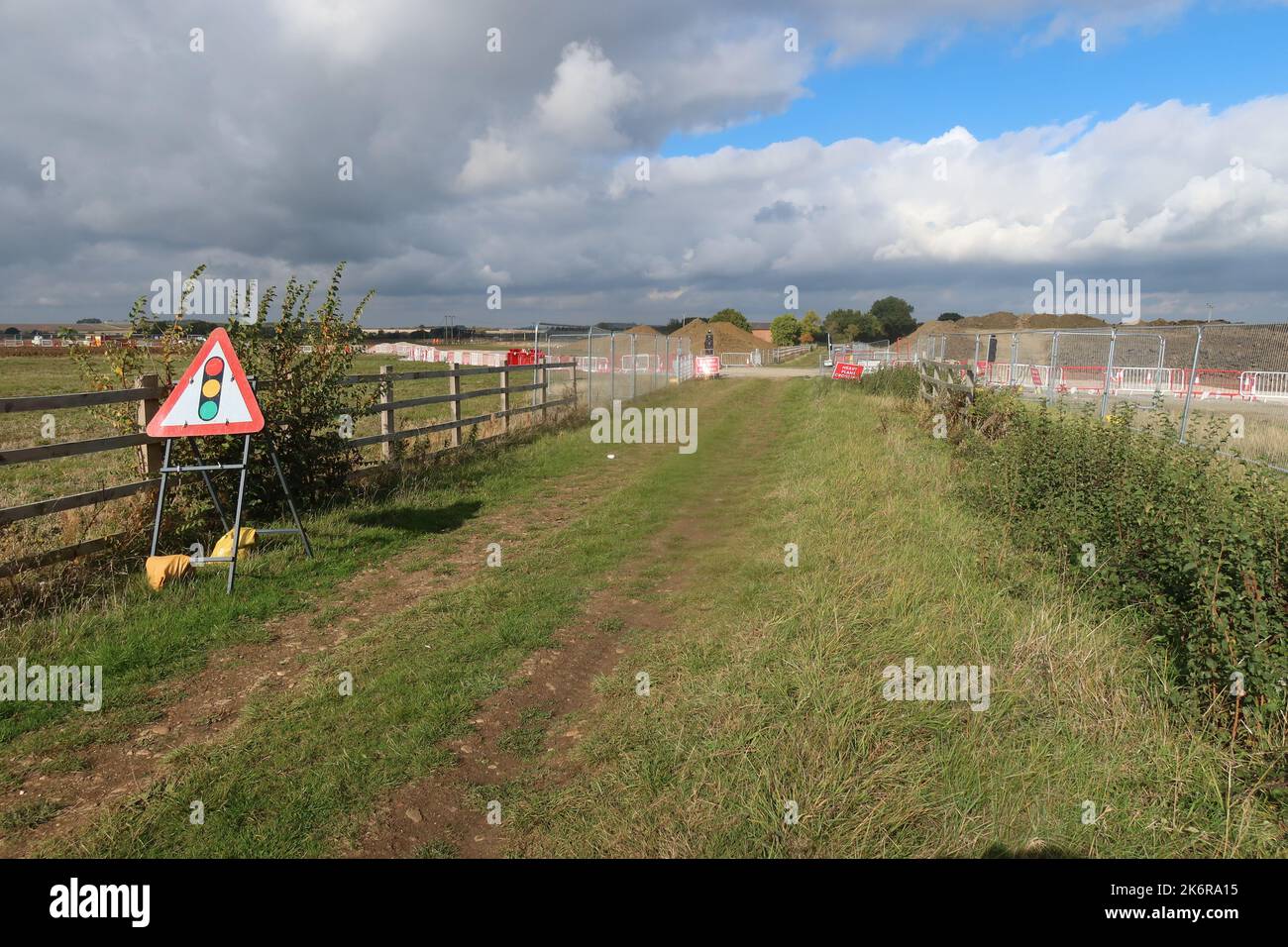 HS2 High-speed rail. Warwickshire. England Stock Photo - Alamy