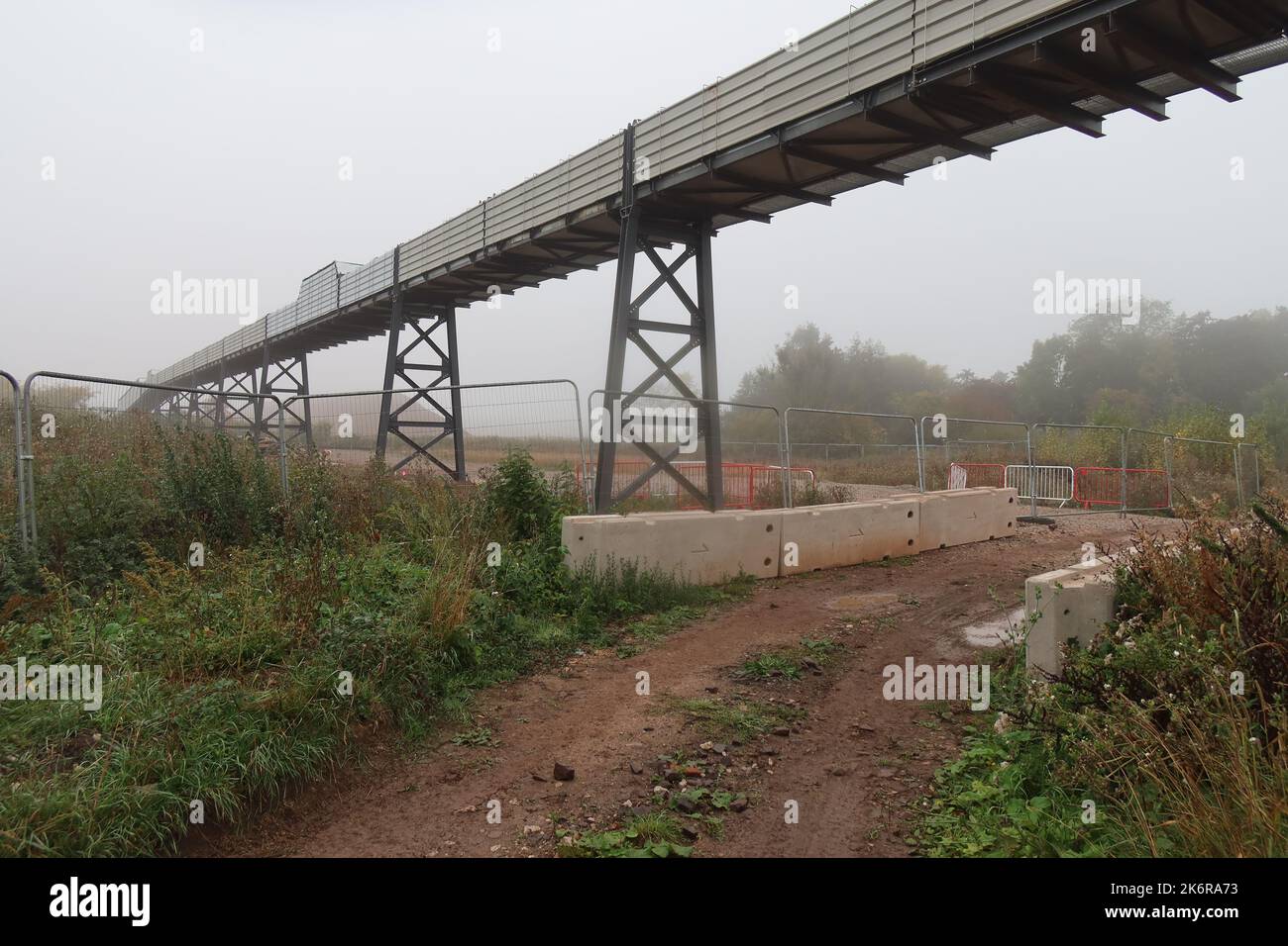 HS2 High-speed rail. Warwickshire. England Stock Photo - Alamy