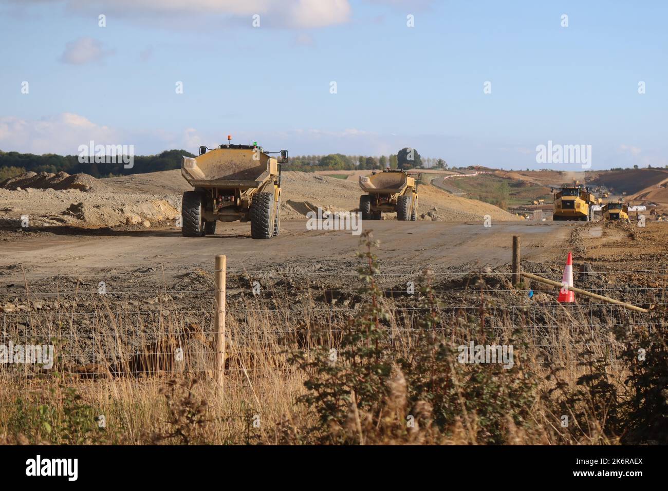 HS2 High-speed rail. Warwickshire. England Stock Photo - Alamy
