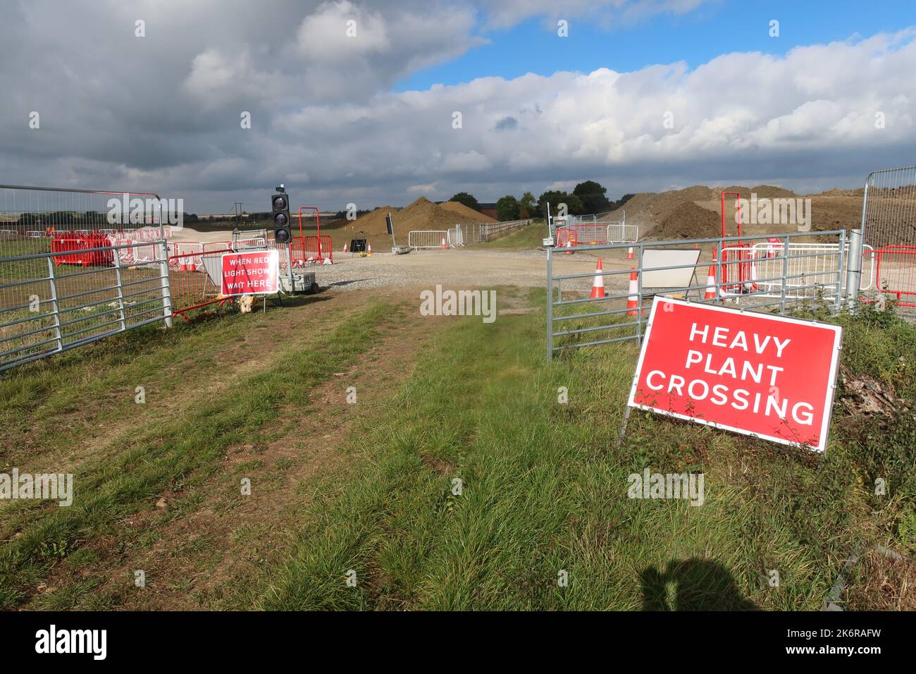HS2 High-speed rail. Warwickshire. England Stock Photo - Alamy