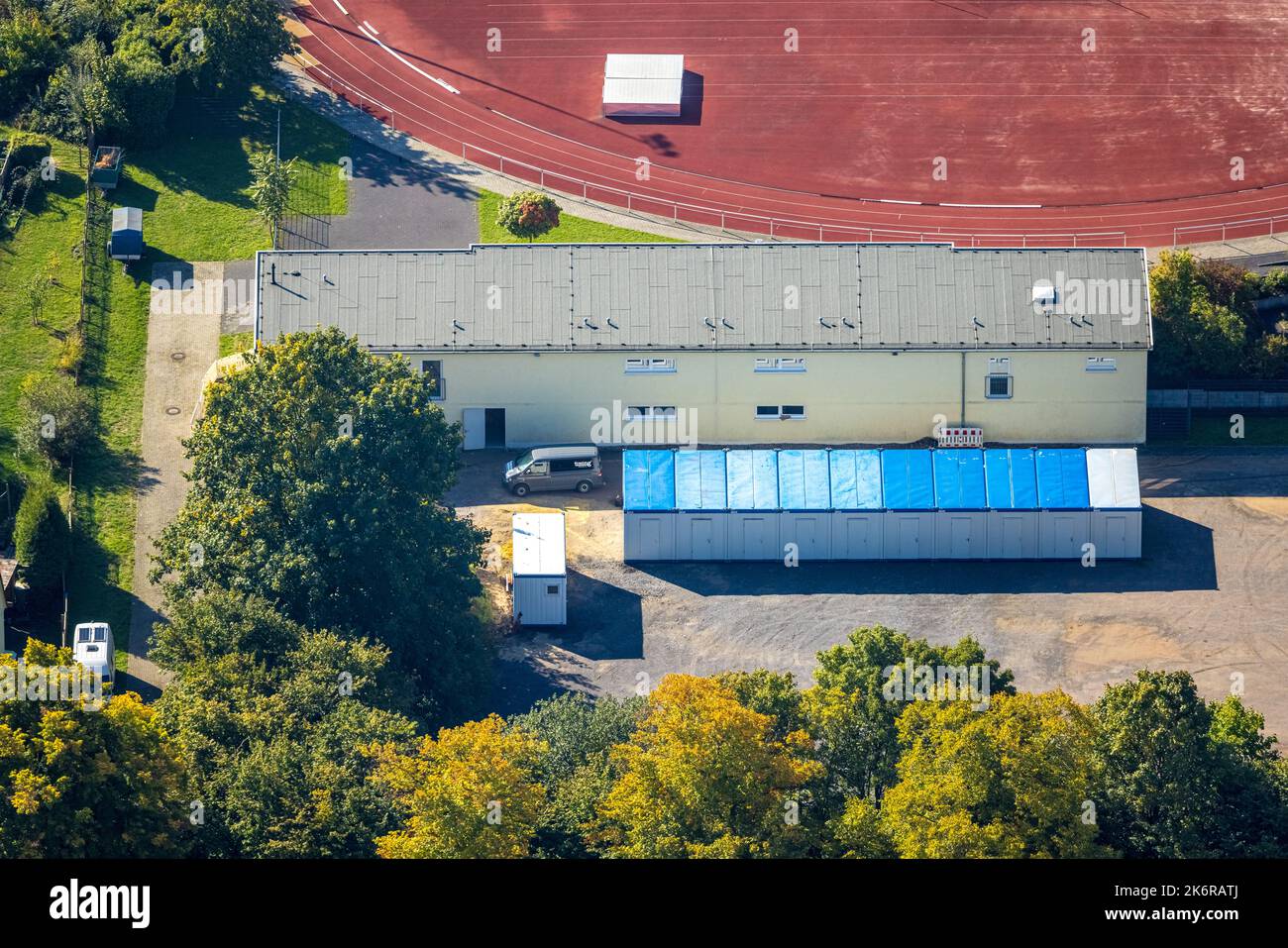 Container at sports field school center hi-res stock photography and ...