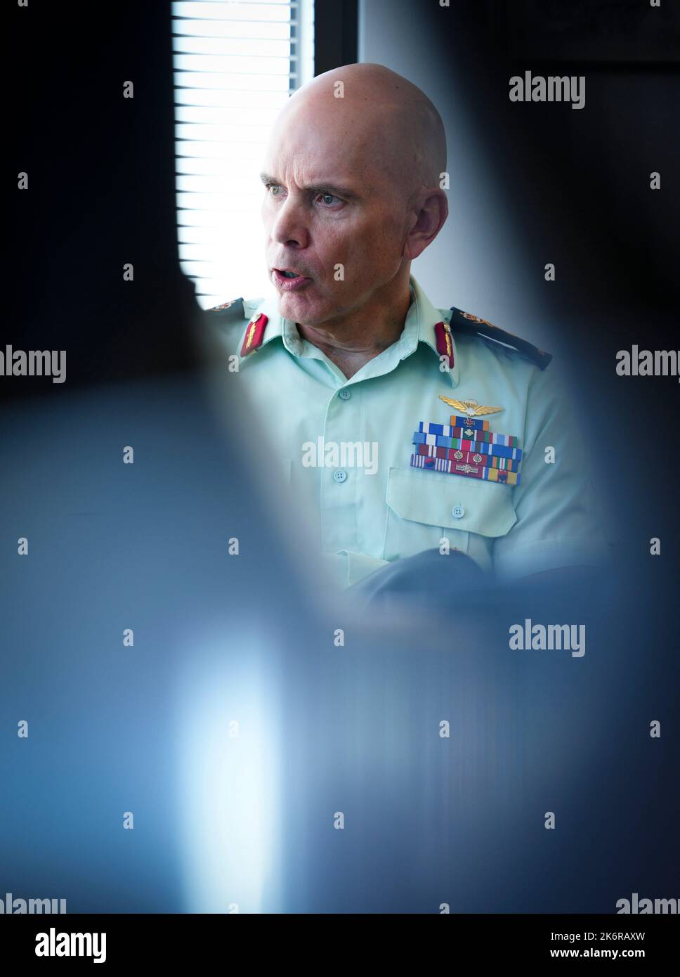 Chief of Defence Staff Gen. Wayne Eyre takes part in an interview with ...