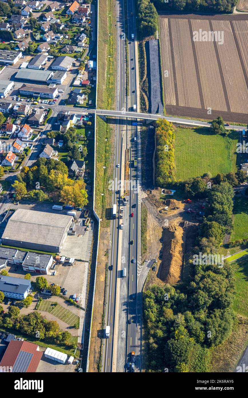 Construction site new exit federal road b1 at dortmund airport hi-res ...