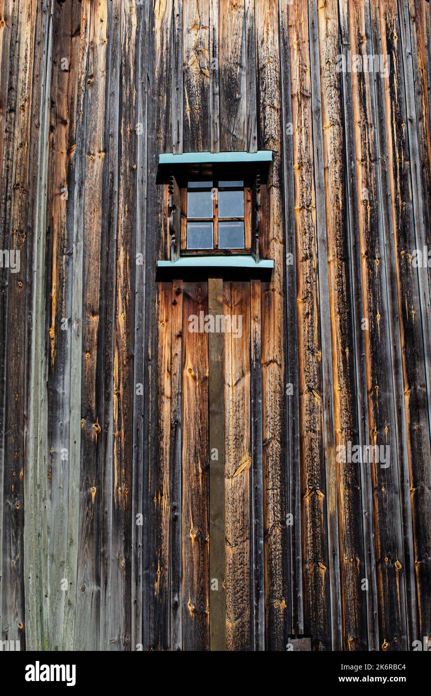 Window with vintage closed shutters in old stucco wall, Window with ...