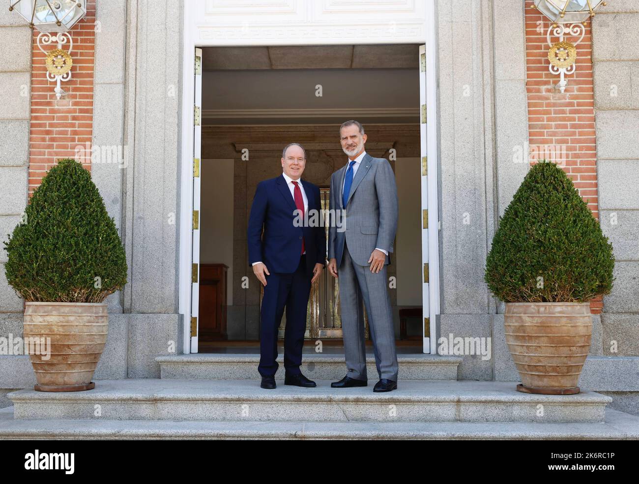 Madrid, Spain. 15th Oct, 2022. Lunch of His Majesty King Felipe VI with ...