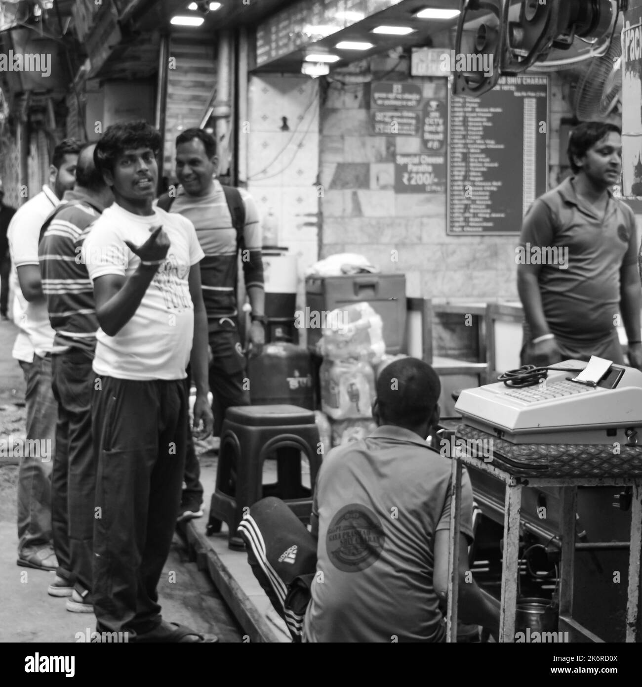 Delhi poverty Black and White Stock Photos & Images - Alamy