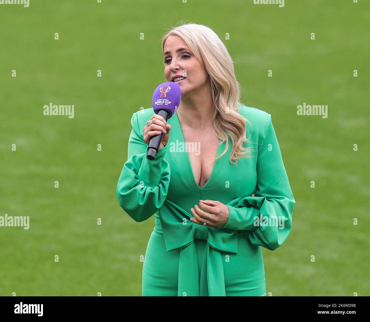 Lizzie Jones MBE sings the English National anthem “ God save the King ...