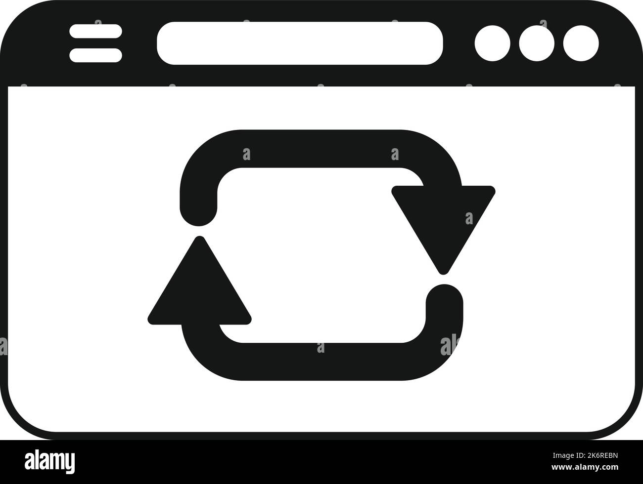 Repost web page icon simple vector. Repost chart. Data document Stock ...