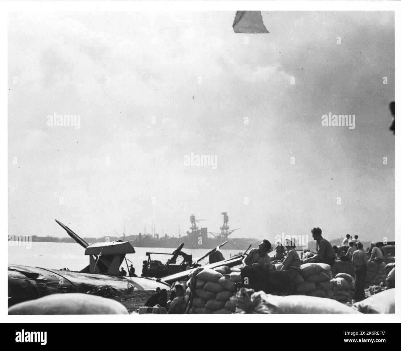 Battle stations Black and White Stock Photos & Images - Alamy