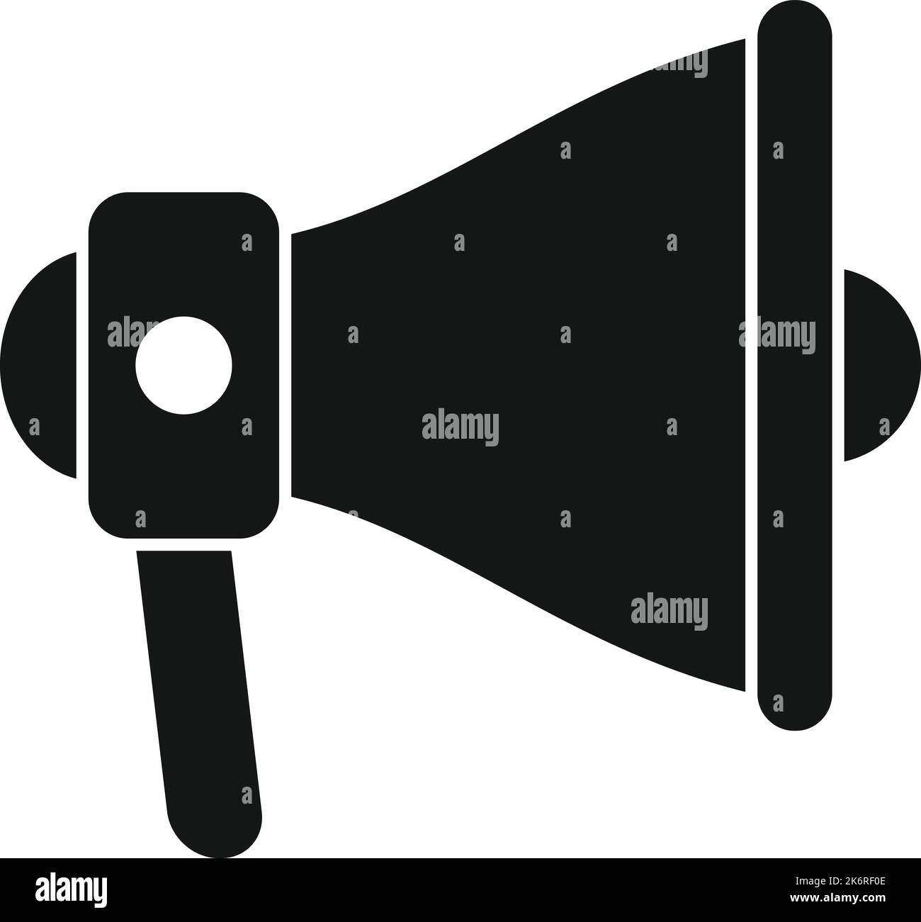 Megaphone icon simple vector. Report audit. Document data Stock Vector ...