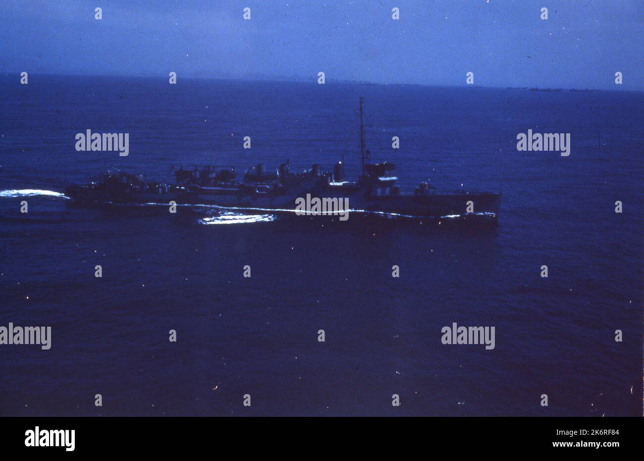 Camouflaged USS Roper (DD-147) on Convoy Duty Stock Photo - Alamy