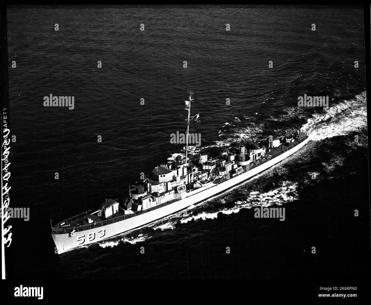 Photograph of the USS George A. Johnson. DE-583. 1958 - 1981 Stock ...