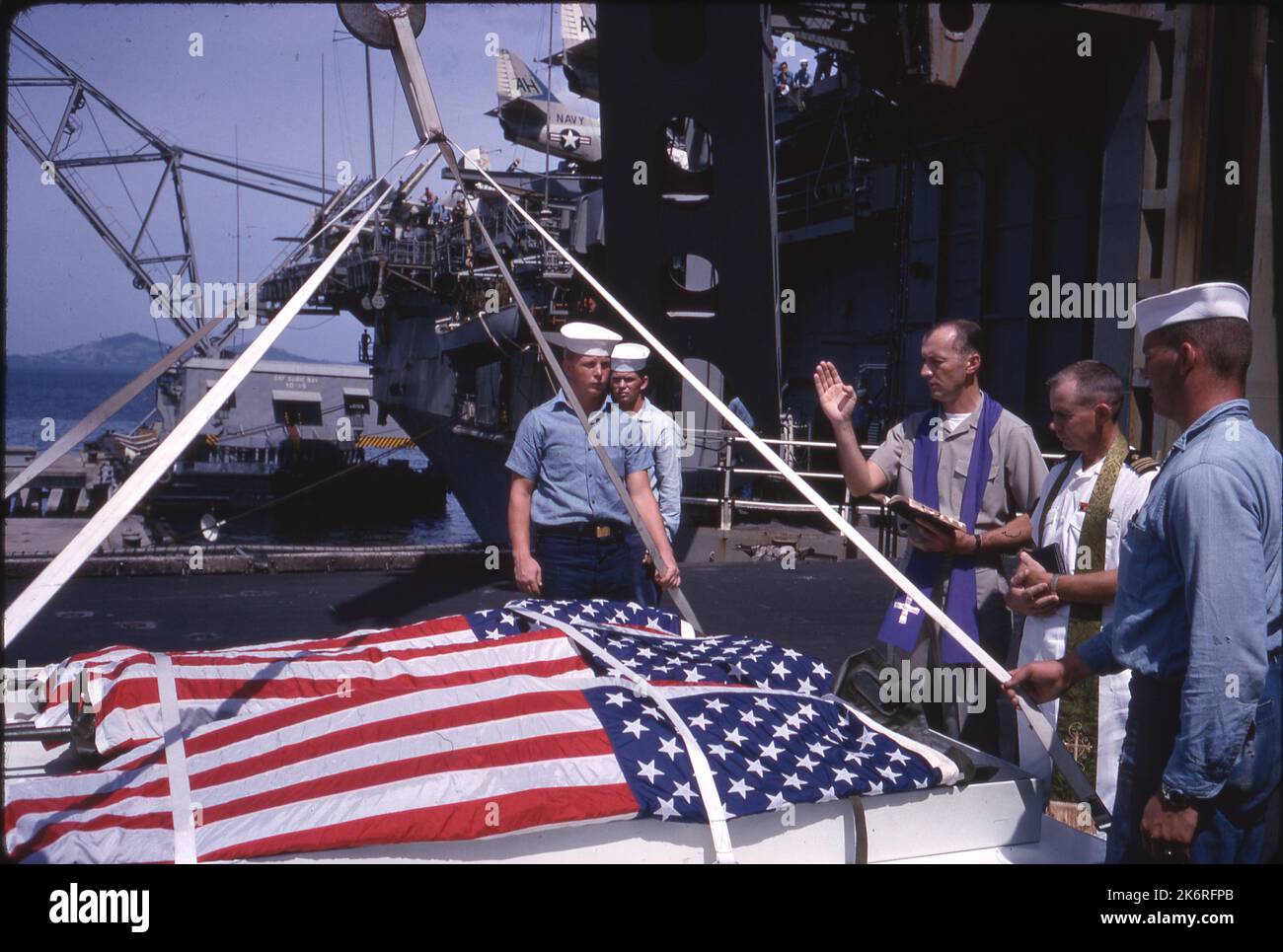 Uss oriskany cva 34 fire 1966 hi-res stock photography and images - Alamy