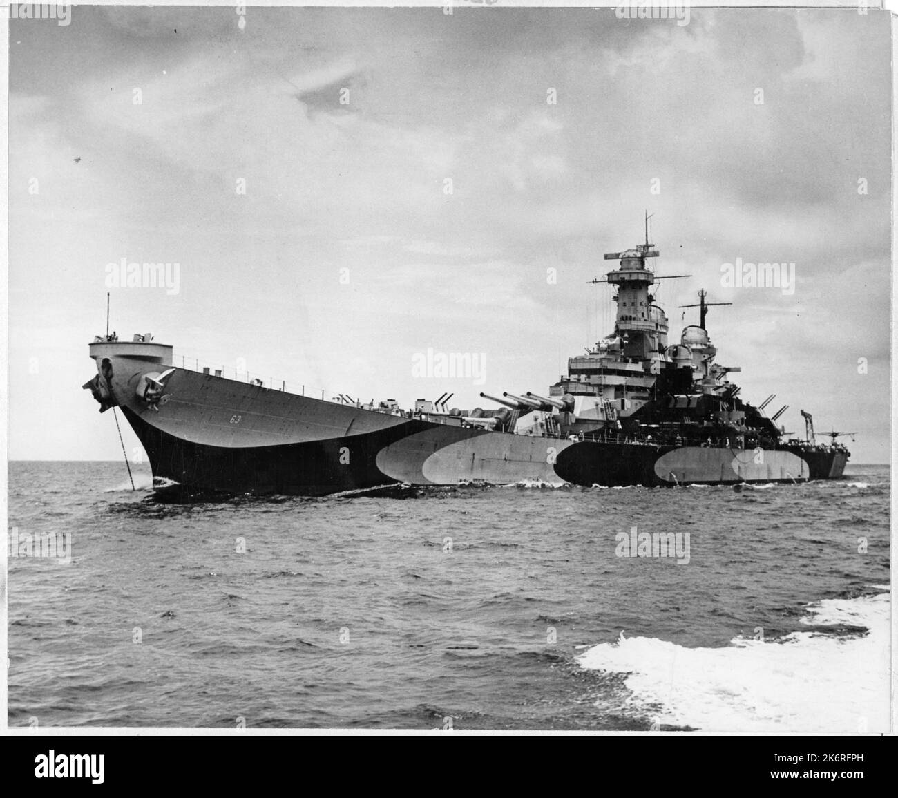 Photograph of the USS Missouri (BB-63 Stock Photo - Alamy