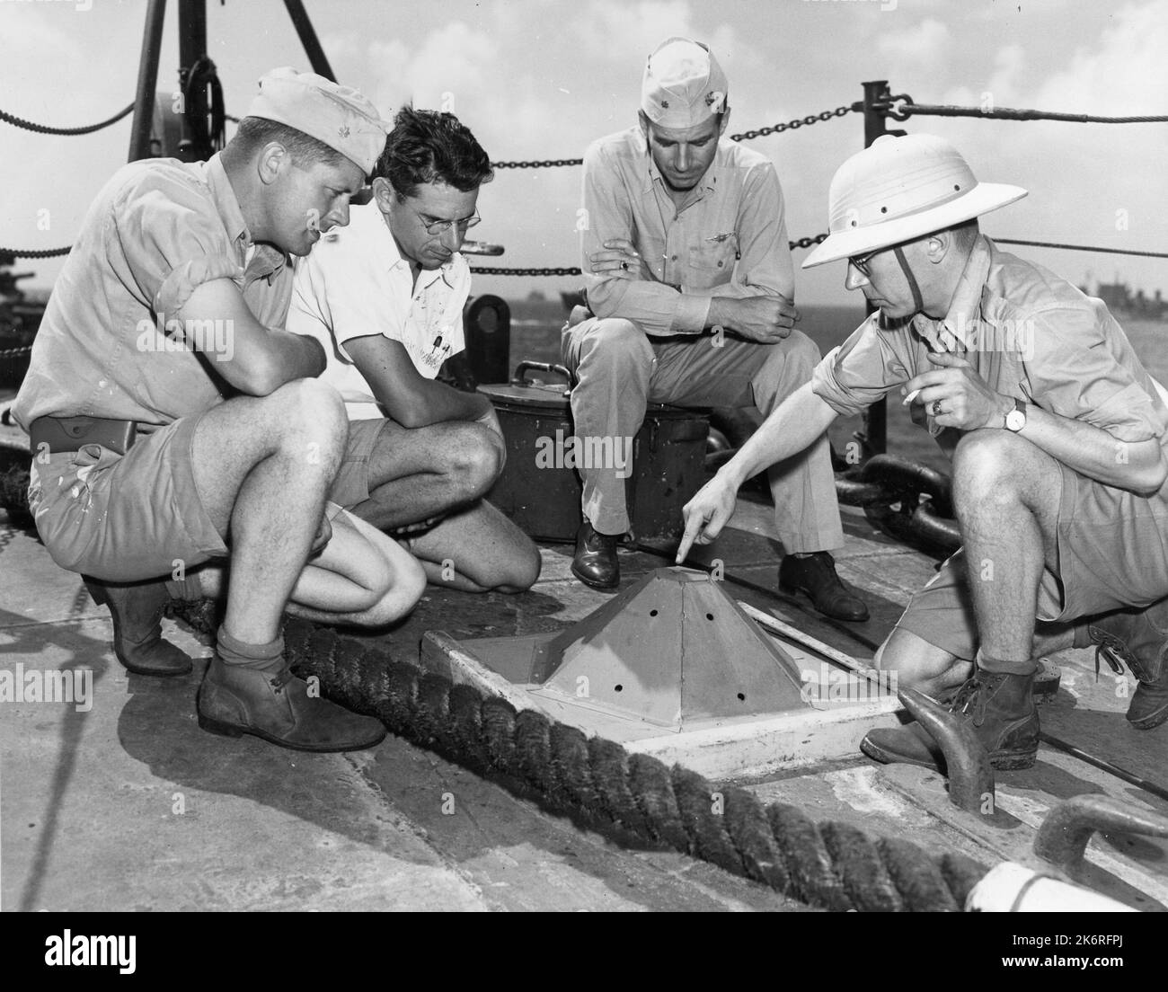 Photograph 0 Instruments to Aid Scientists during Operation Crossroads ...