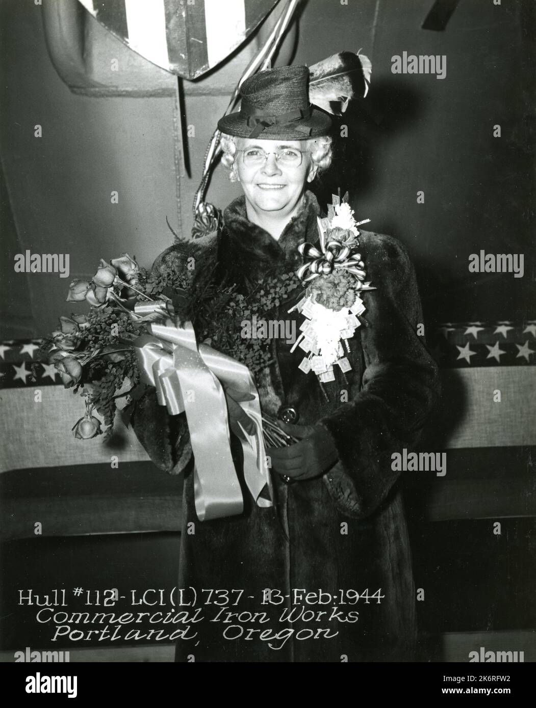 Photograph Taken During LCI (L) 737 Christening Ceremony"Sponsor of the ...