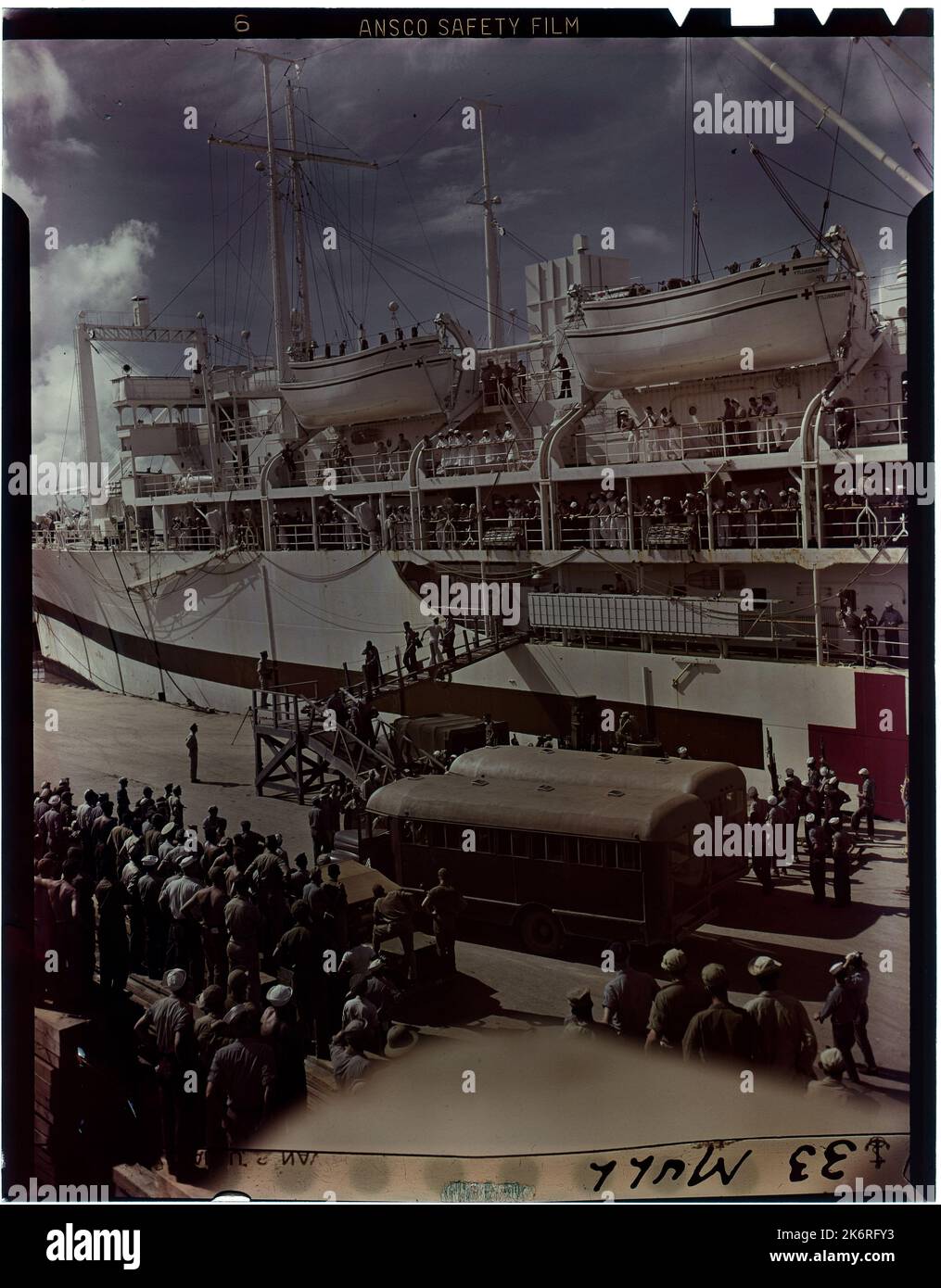 Photograph of the USS Tranquility (AH-14) "USS Tranquility (AH-14 ...