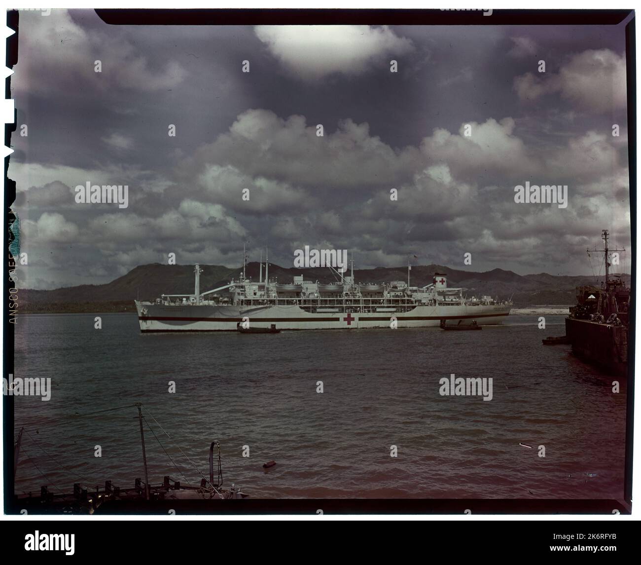 Photograph of the USS Tranquility (AH-14) "USS Tranquility (AH-14 ...