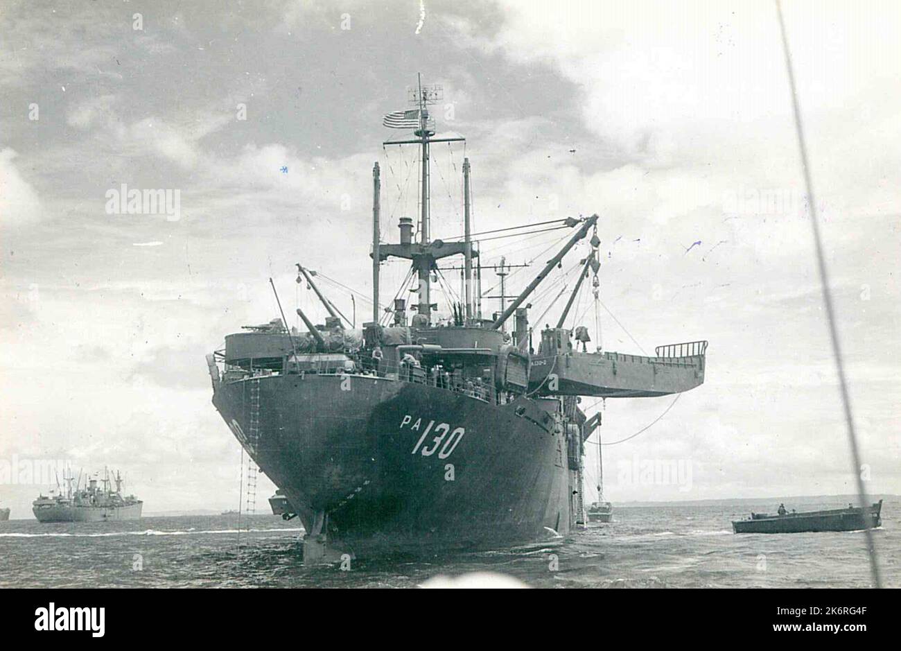 Photograph of the USS Attala (APA-130)Photograph taken at Naha Harbor ...