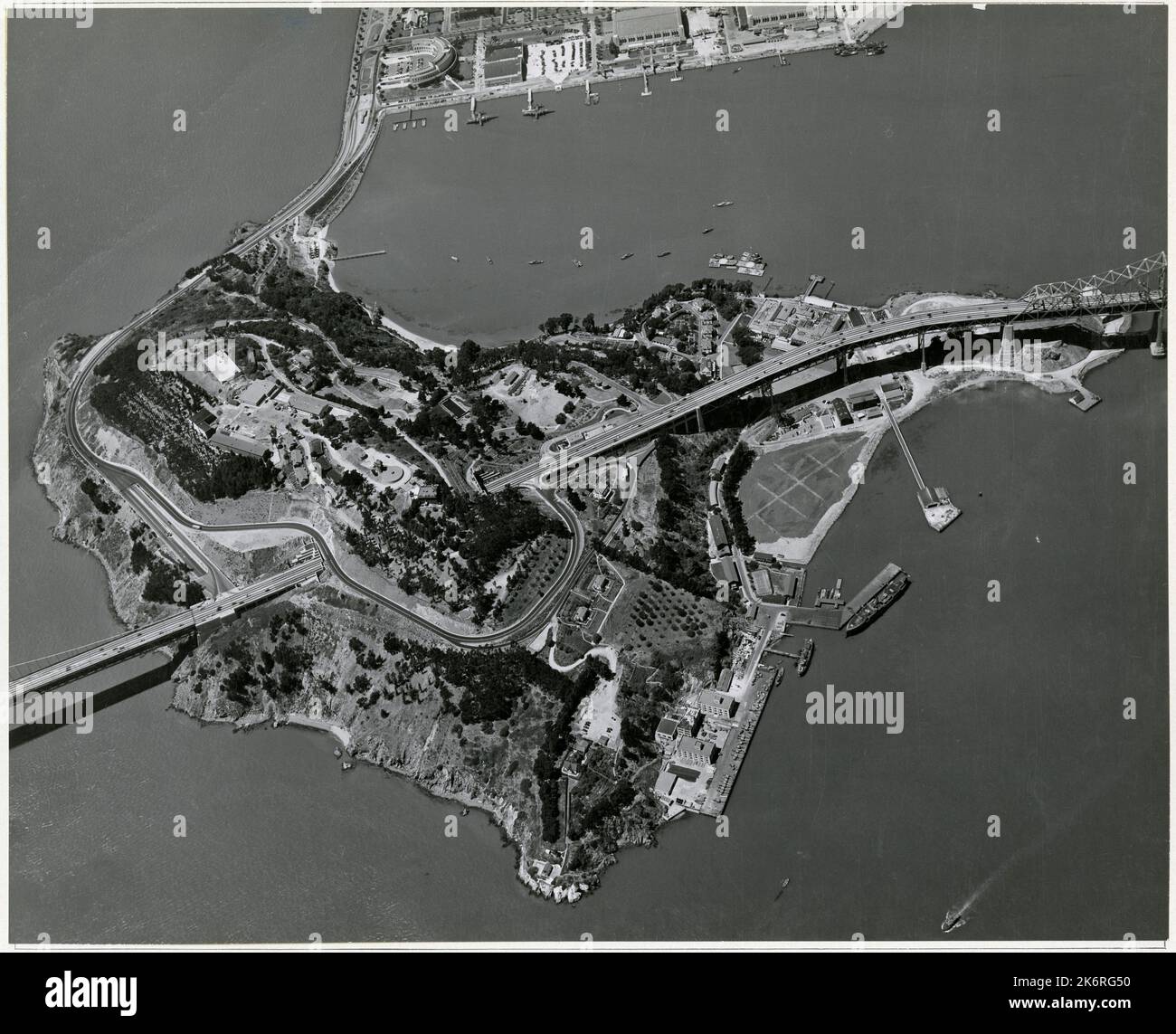 Photograph of Yerba Buena Island"Taken by: NAS Alameda. Yerba Buena ...