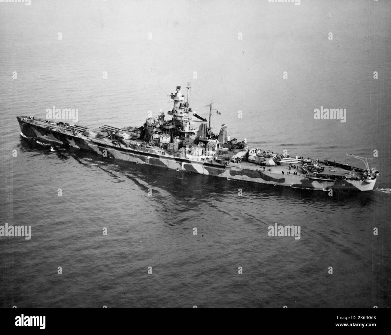 Photograph of the USS Alabama (BB-60 Stock Photo - Alamy