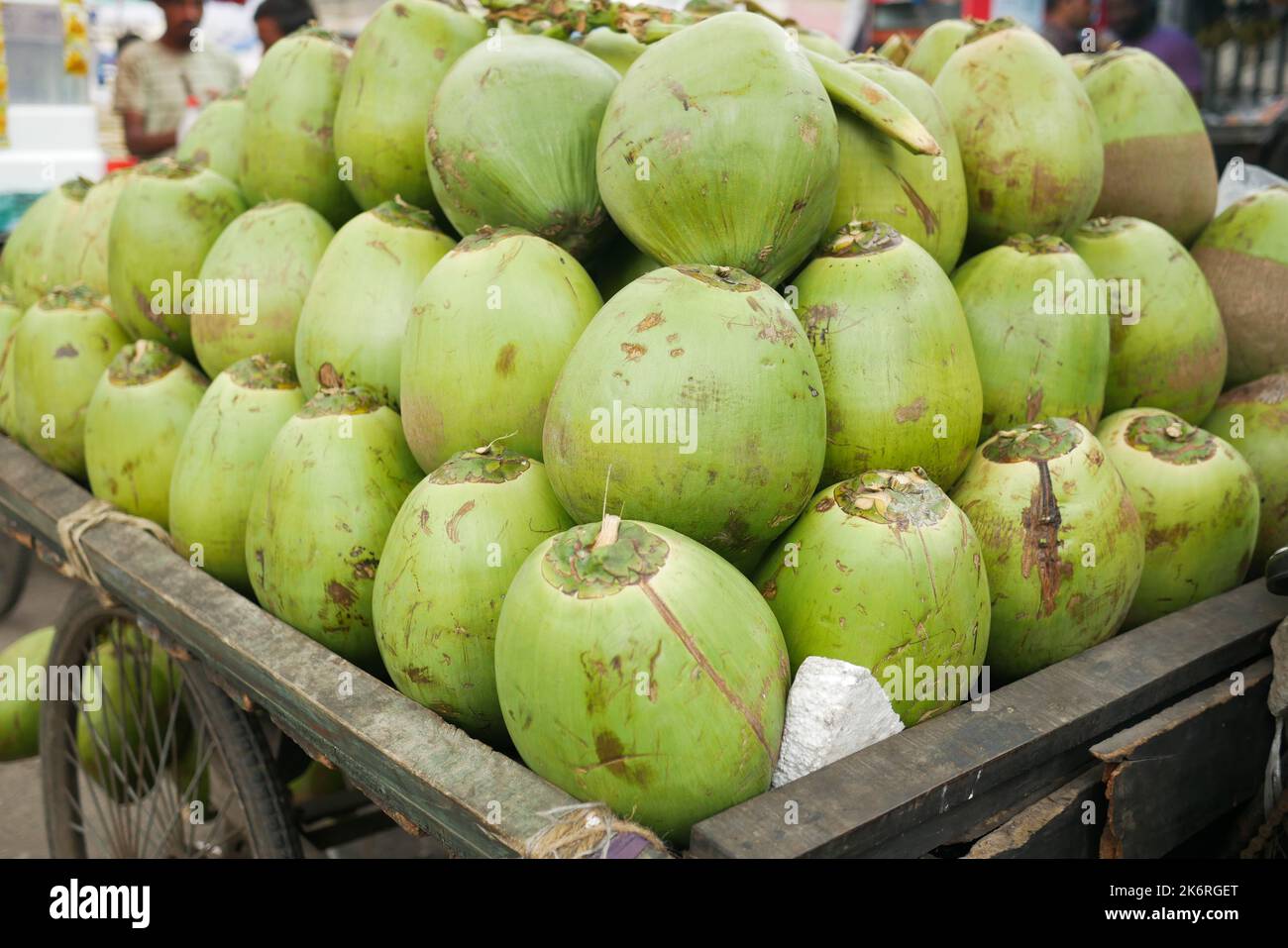 Stack fresh coconut display sale hi-res stock photography and images ...