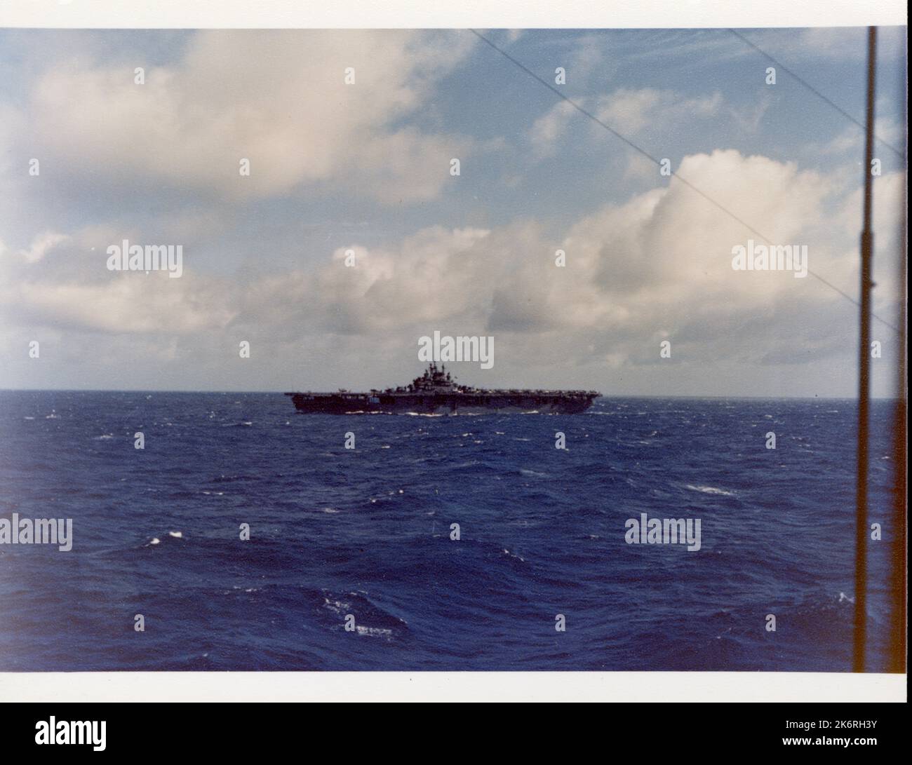 USS Lexington (CV-16) Photographed from USS Cowpens (CVL-25) During ...