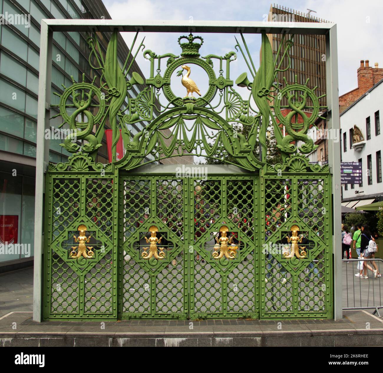 Decorative wrought iron gates hi-res stock photography and images - Alamy