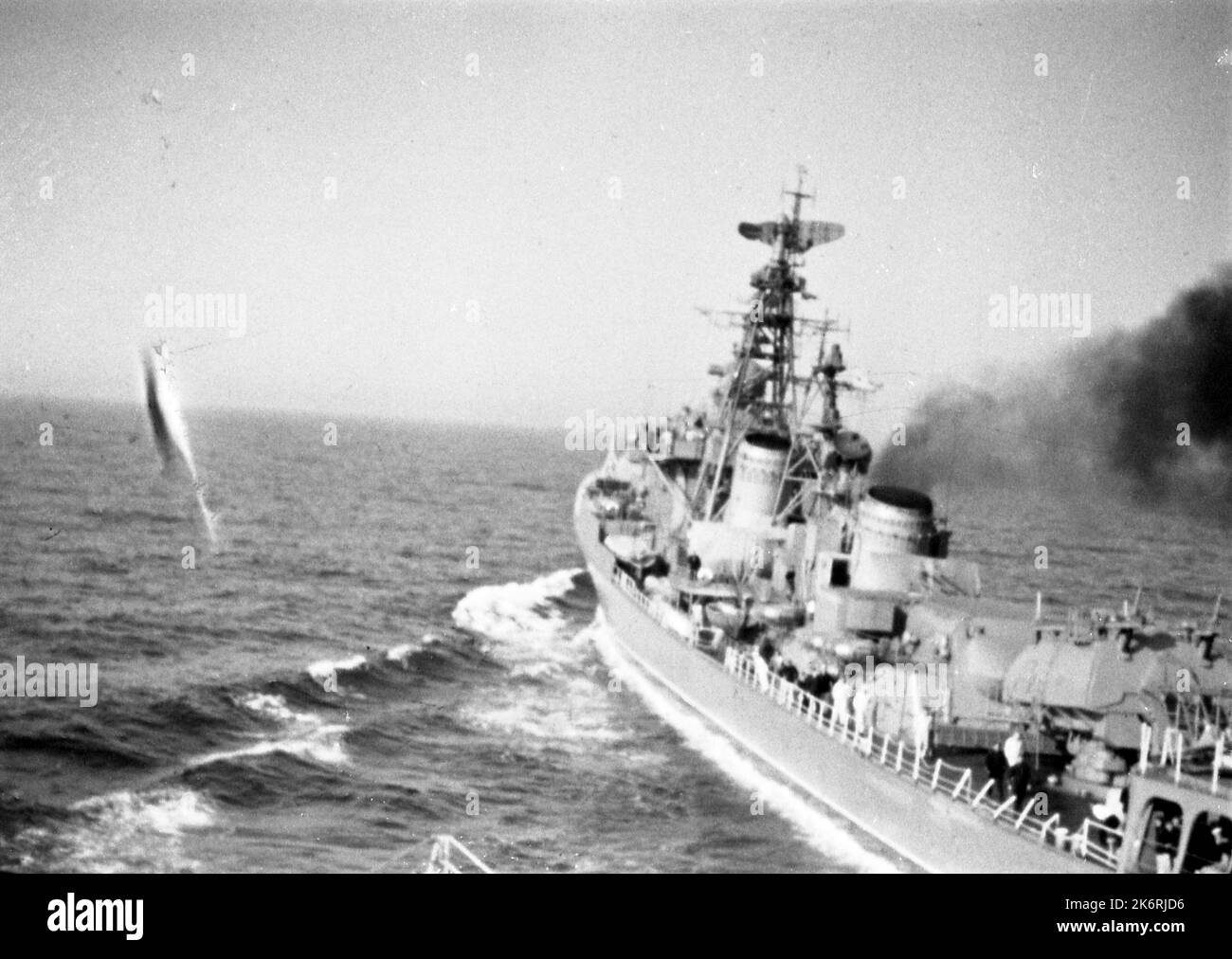 Sea of Japan…Soviet Kotlin Class Destroyer Besslednyi. Sea of Japan…the ...