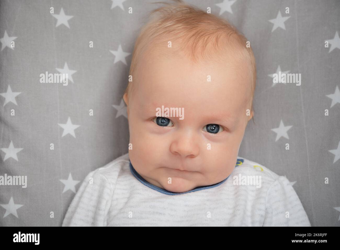 Newborn With Blue Eyes at Catharine Blanco blog