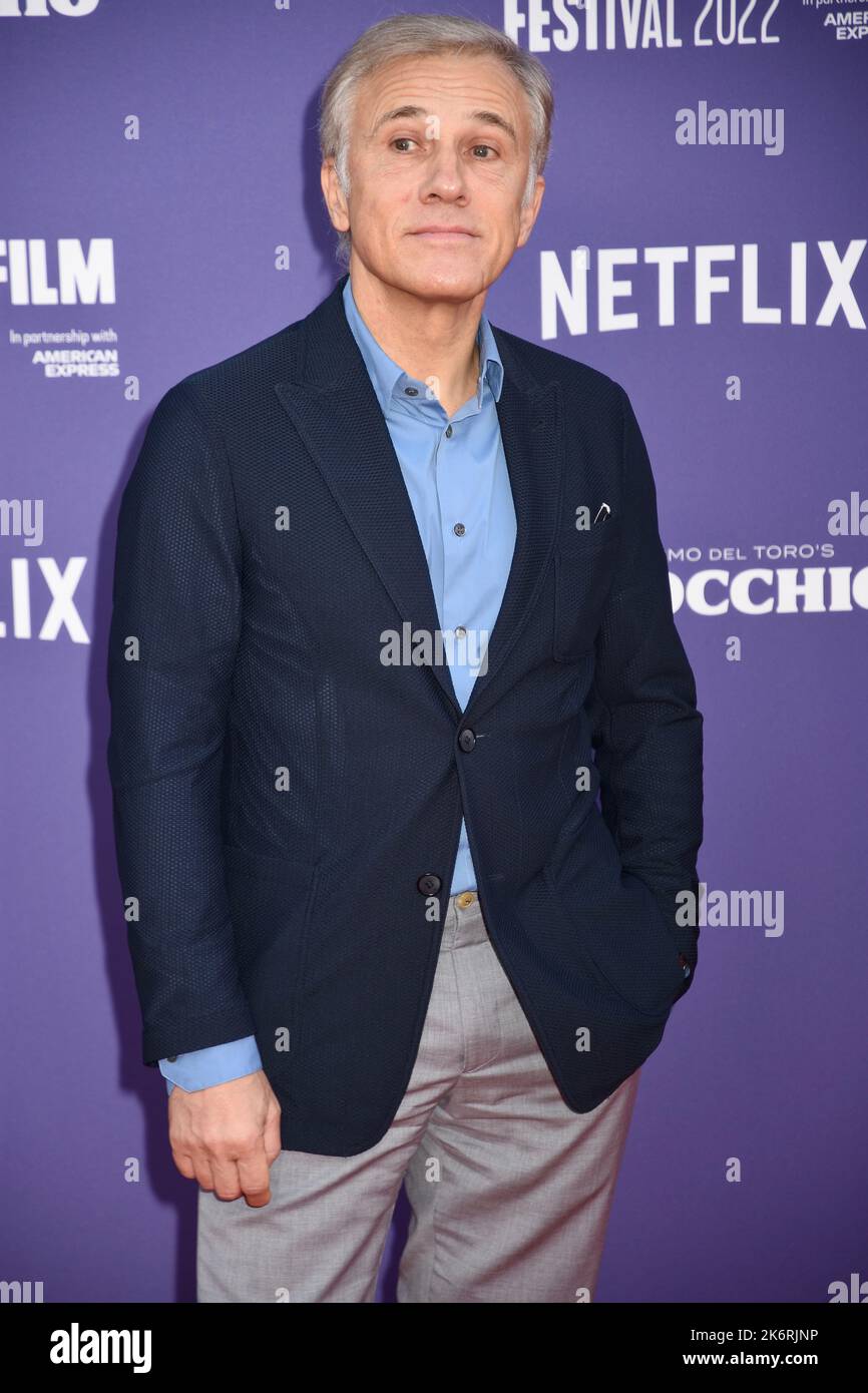 London, UK. Christopher Waltz. Guillermo del Toro's Pinocchio World ...