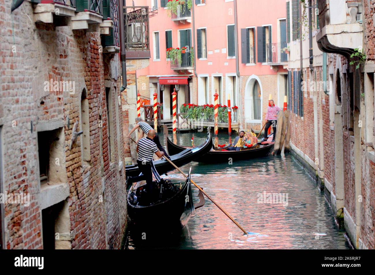 Gondola on the canals in Venice Stock Photo - Alamy