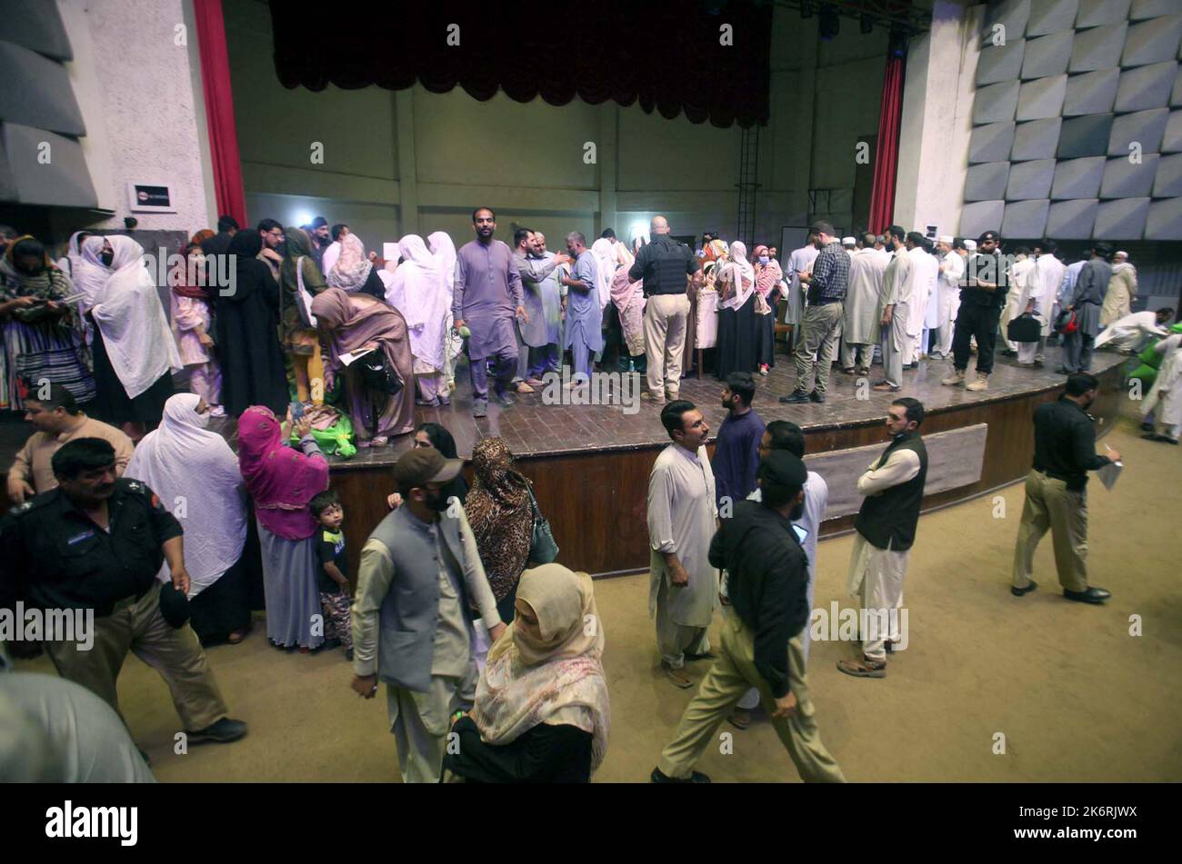 Election staff carry ballot boxes hi-res stock photography and images ...