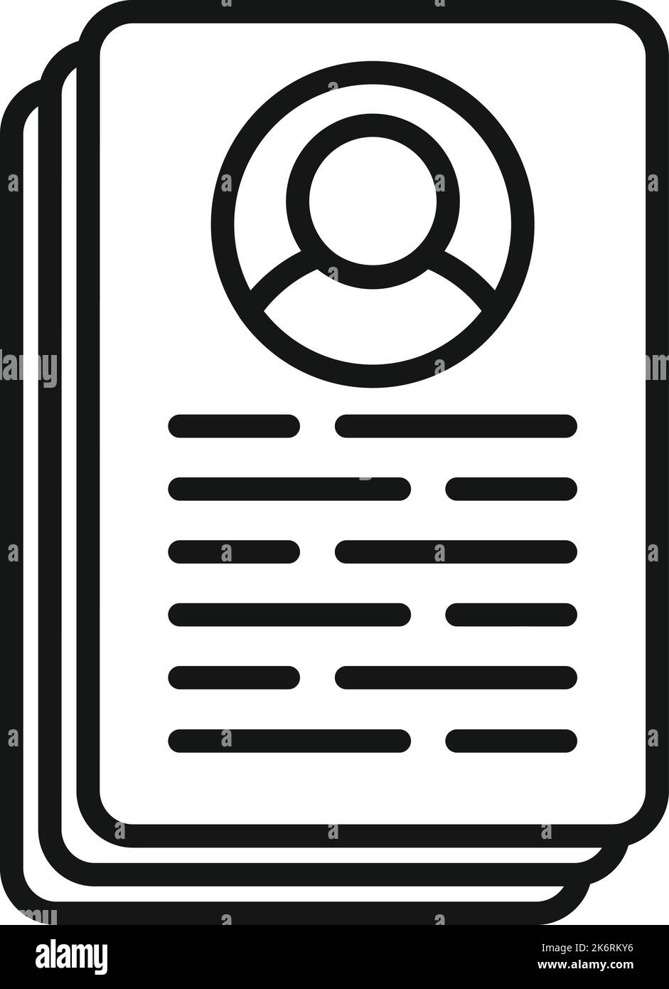 Paper target icon outline vector. People audience. Customer group Stock ...