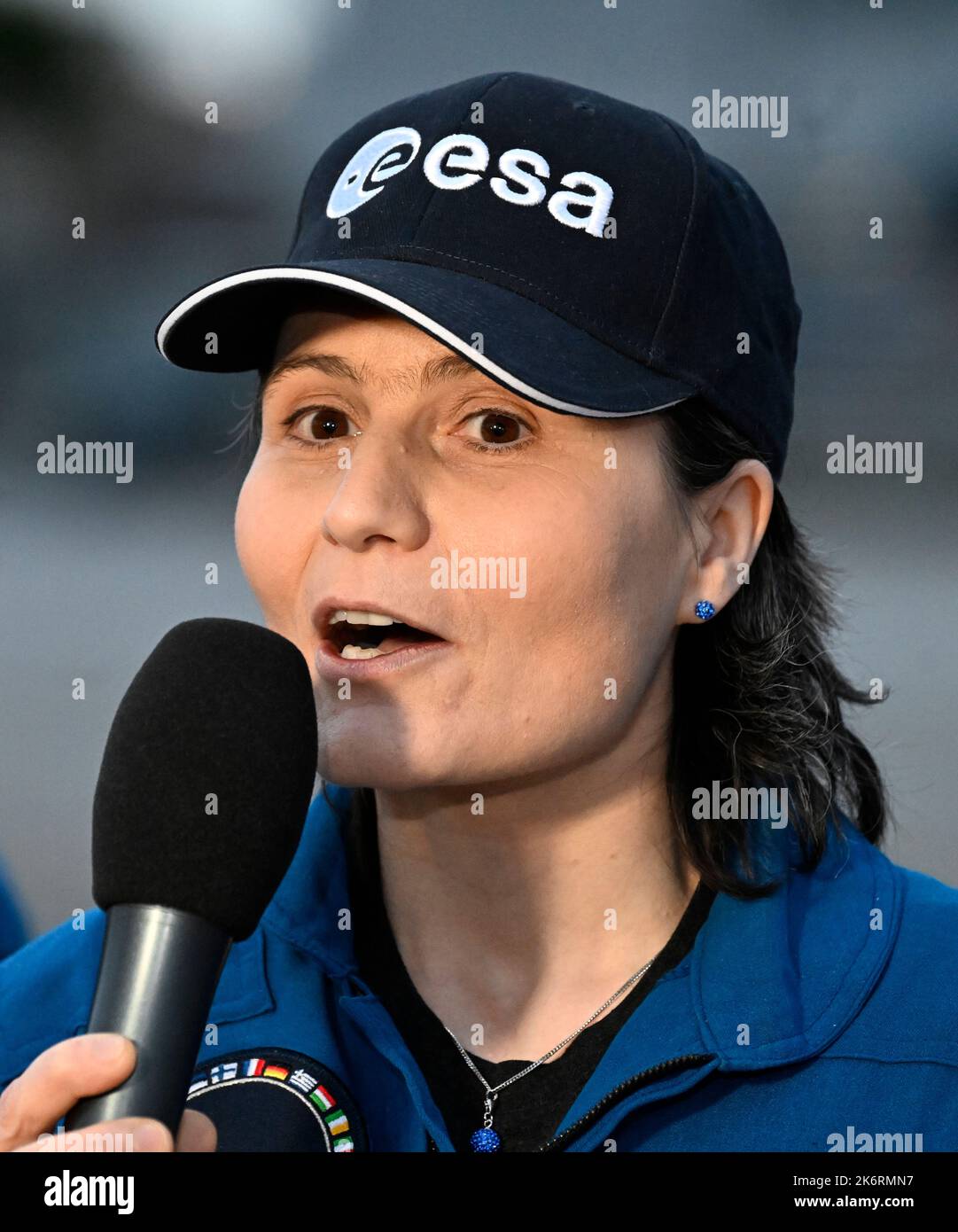 Cologne, Germany. 15th Oct, 2022. Italian astronaut Samantha ...