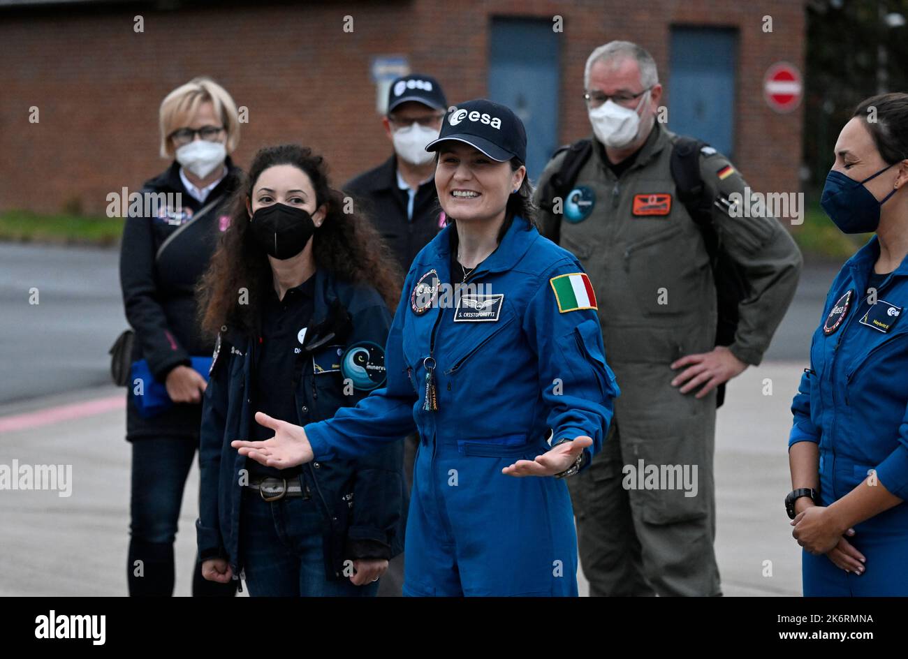 Cologne, Germany. 15th Oct, 2022. Italian astronaut Samantha ...