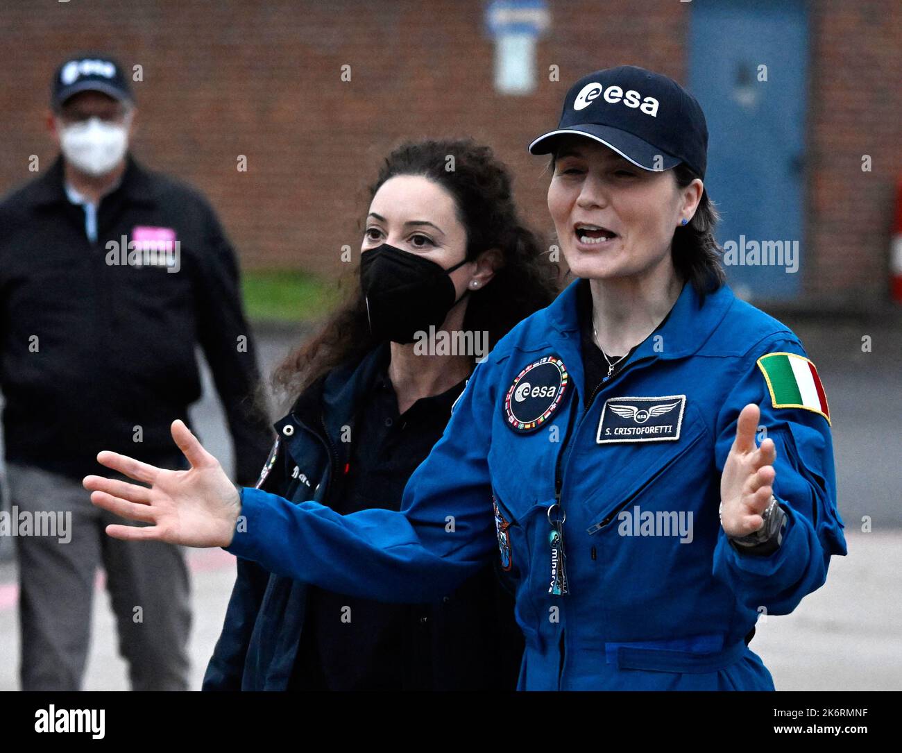 Cologne, Germany. 15th Oct, 2022. Italian astronaut Samantha ...