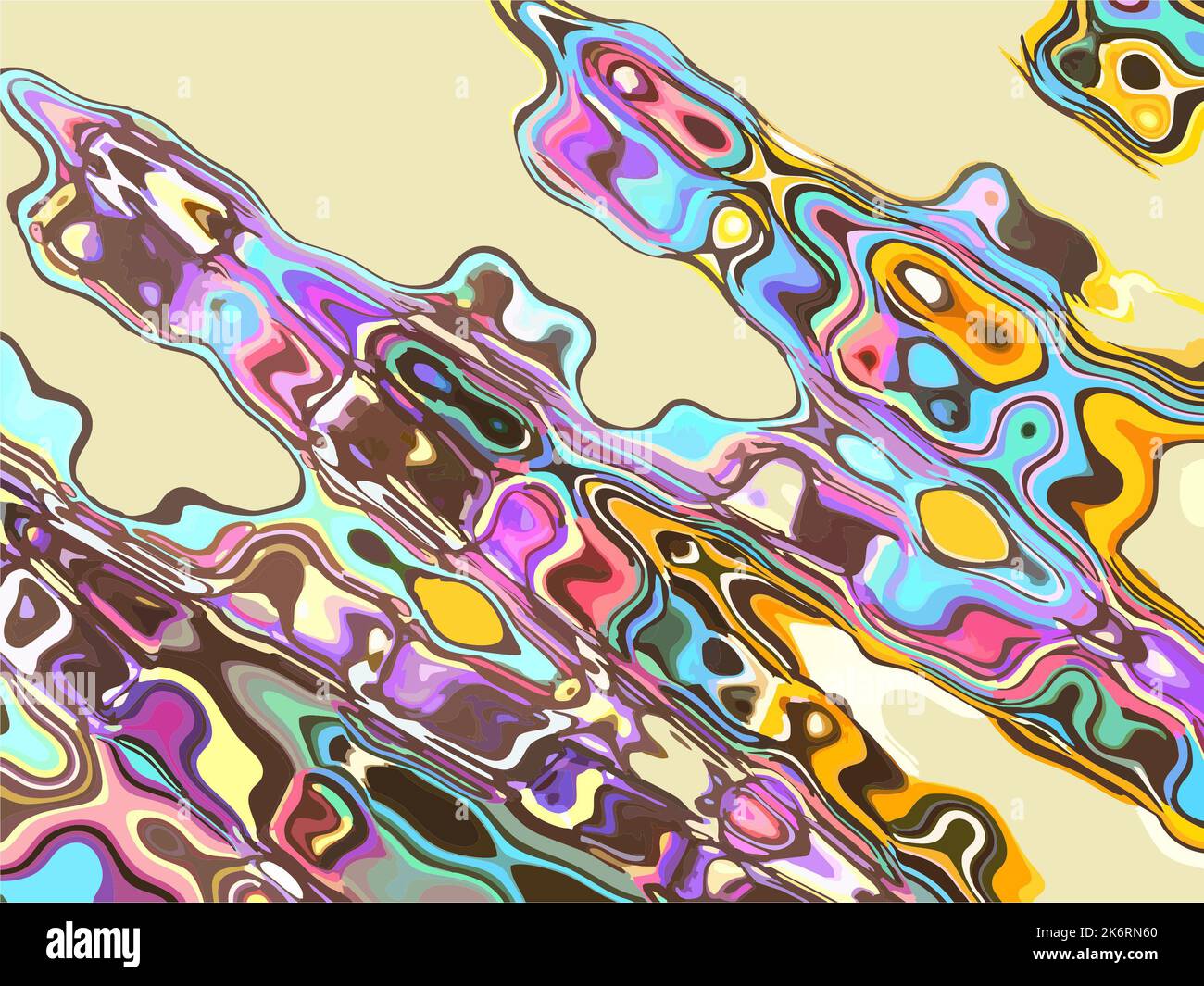 Beautiful multicolored cartoon background for textiles or fabric ...