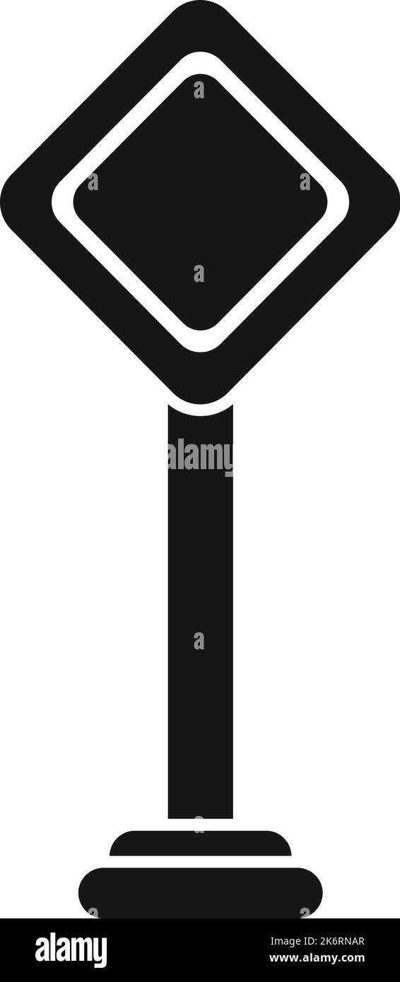 Sign road icon simple vector. City platform. Train metro Stock Vector ...