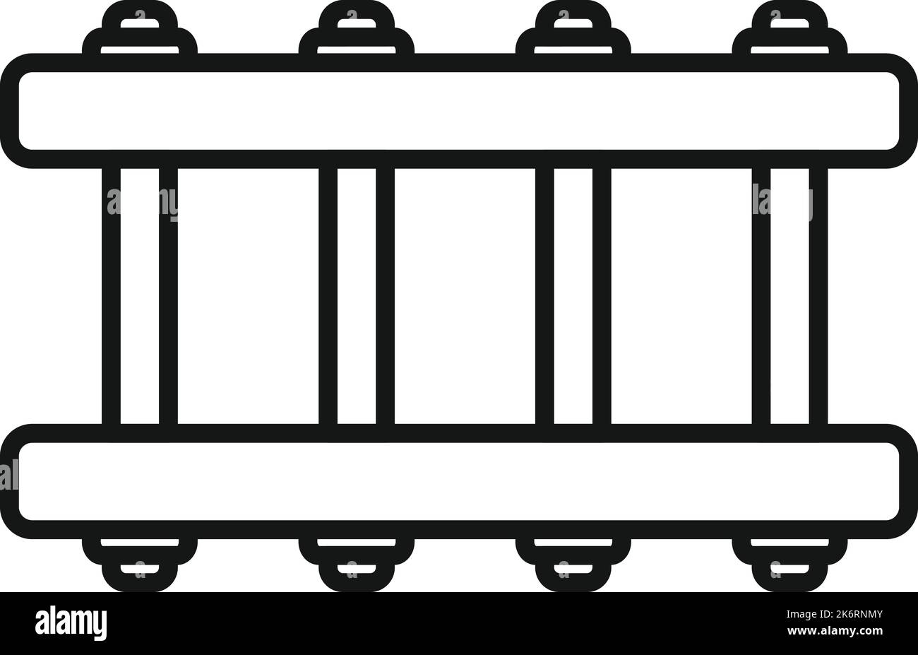 Railway icon outline vector. Train platform. Metro subway Stock Vector ...