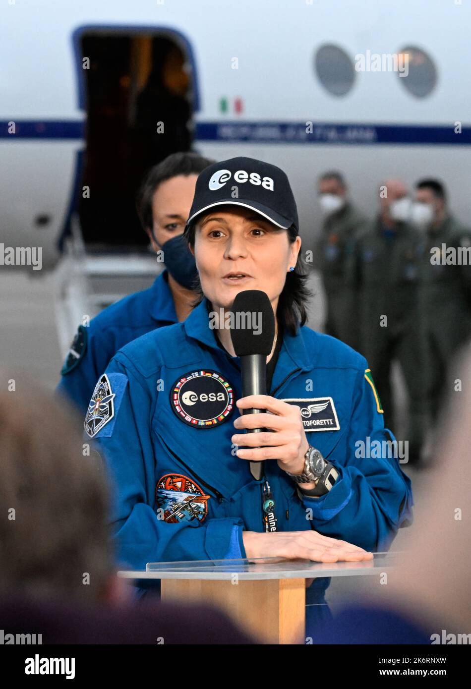 Cologne, Germany. 15th Oct, 2022. Italian astronaut Samantha ...